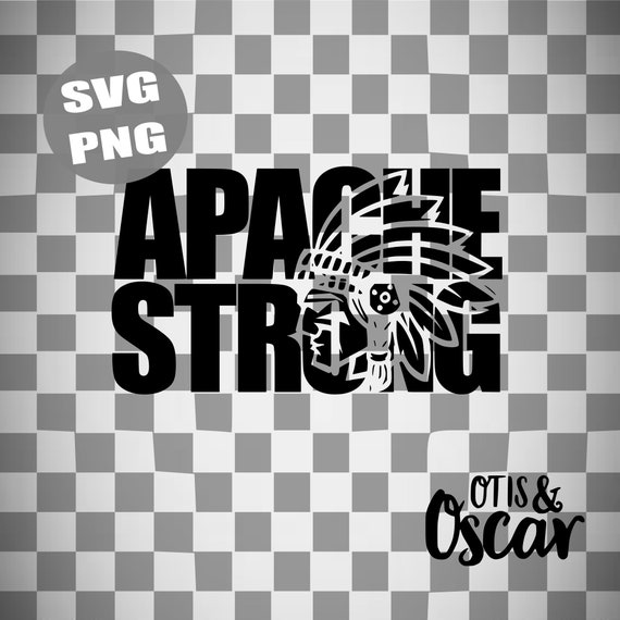 Apache Strong PNG SVG - Etsy