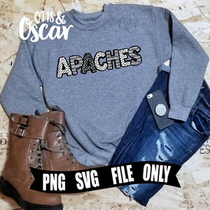 Apache SVG Pattern Apache PNG Cute Cut File - Etsy