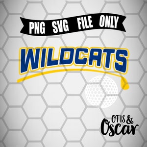 Wildcat Golf SVG, High School Golf Team PNG - Etsy