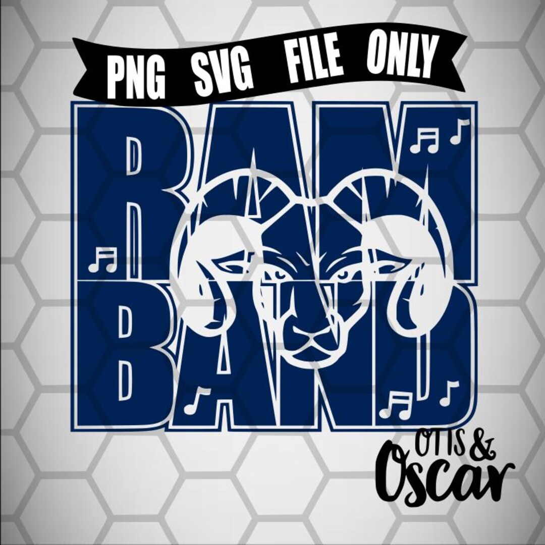 Ram Band SVG, Rams Band PNG - Etsy