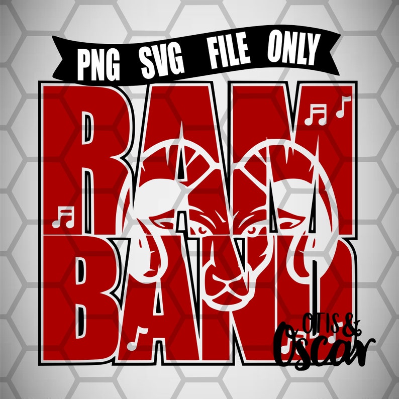 Ram Band SVG Rams Band PNG - Etsy