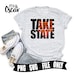 Tiger Take State SVG - PNG - Etsy