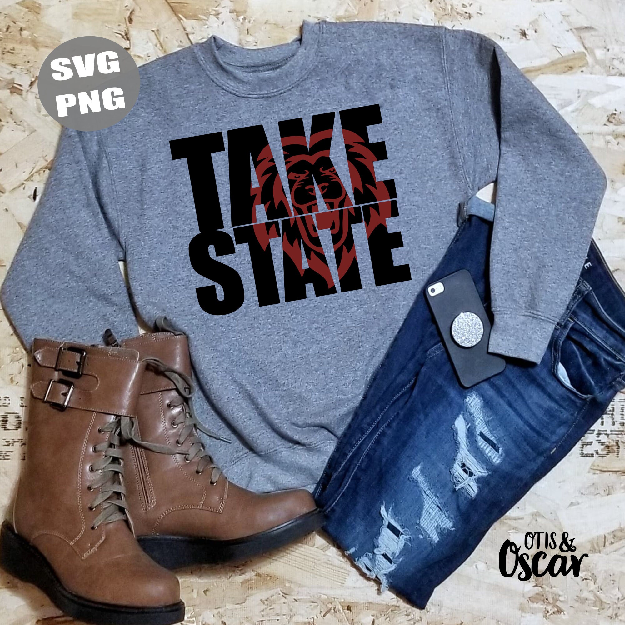 Lion Take State PNG, Lions School SVG - Etsy