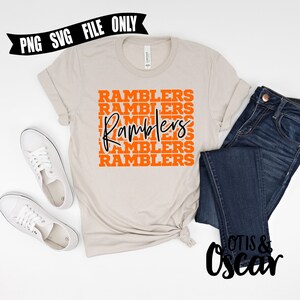 Rambler SVG, Ramblers PNG - Etsy