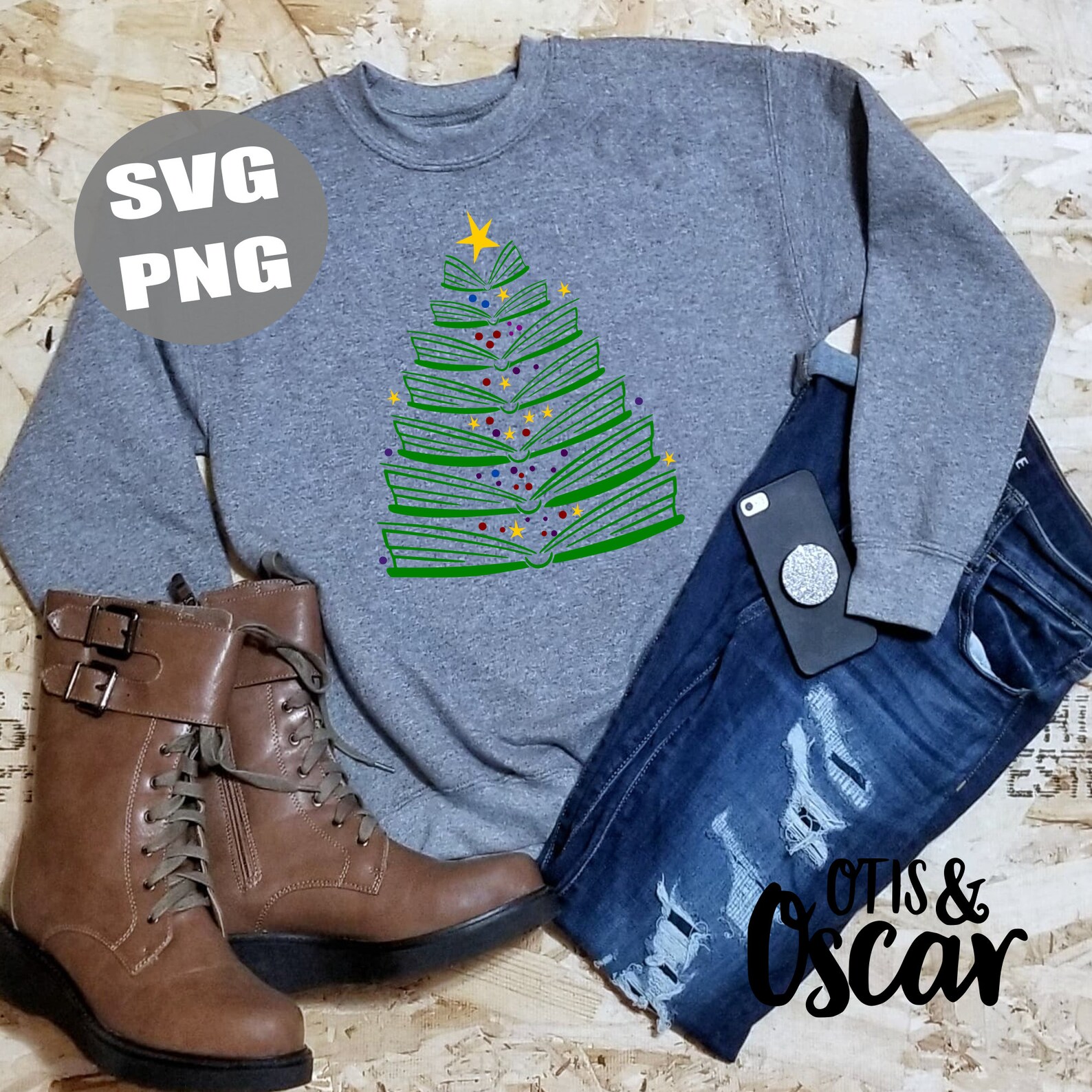 Book Tree SVG Bookmas PNG Teacher Christmas Svg Png - Etsy