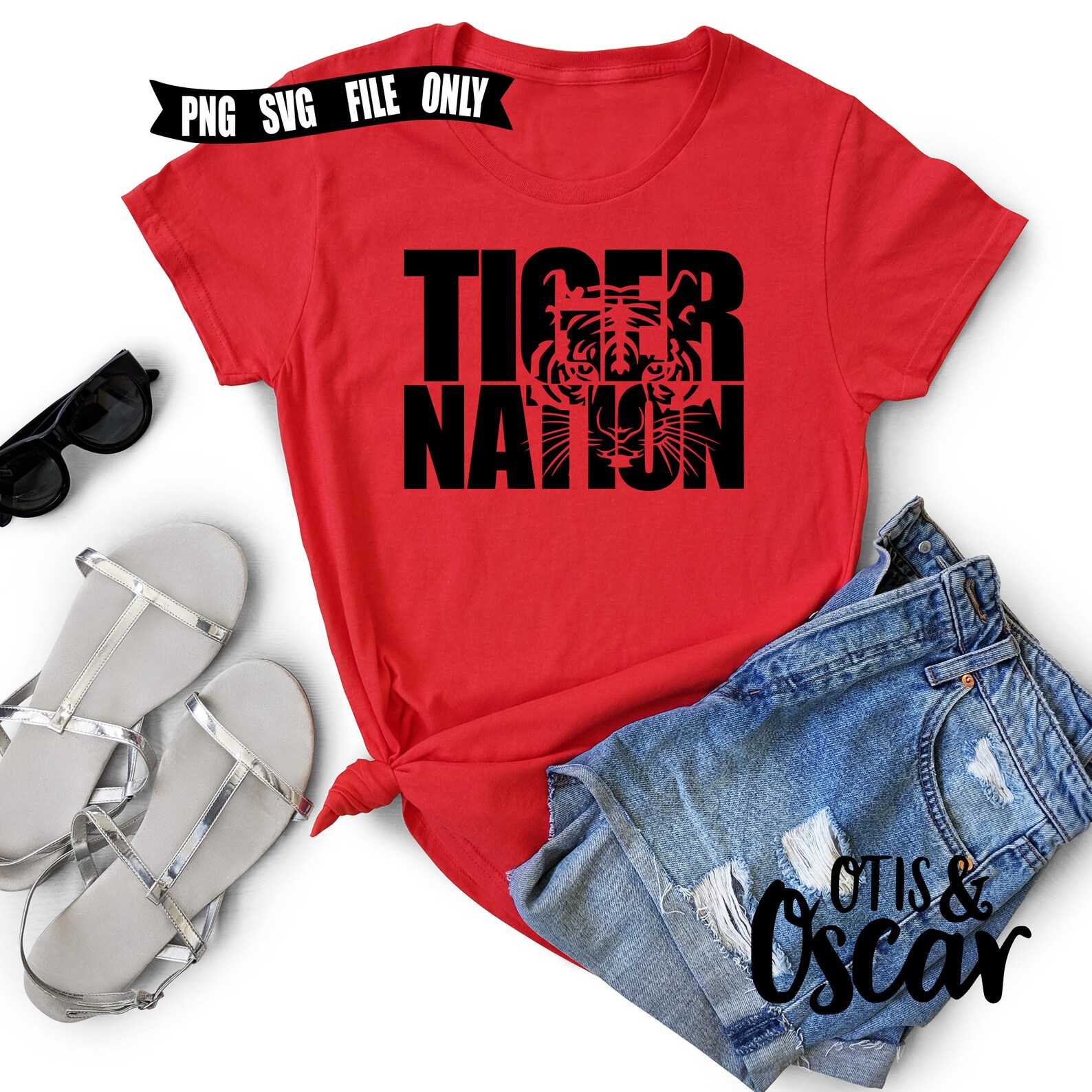 Tiger SVG, Tiger Nation PNG - Etsy