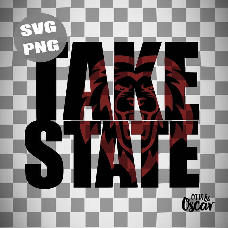 Lion Take State PNG, Lions School SVG - Etsy