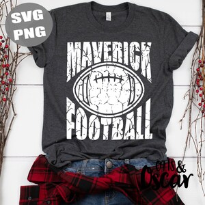 Maverick Football SVG, Maverick Football PNG Shirt Design - Etsy
