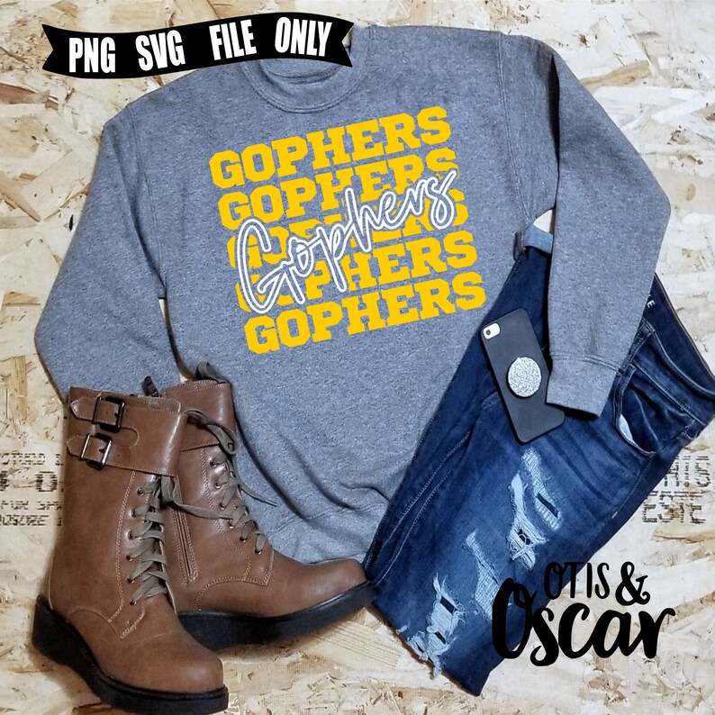 Gophers SVG, Gopher PNG, High School Spirit Shirt - Etsy