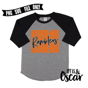 Rambler SVG, Ramblers PNG - Etsy