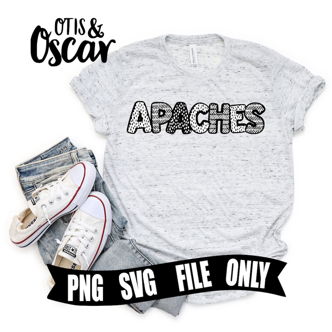 Apache SVG Pattern Apache PNG Cute Cut File - Etsy