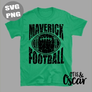 Maverick Football SVG, Maverick Football PNG Shirt Design - Etsy
