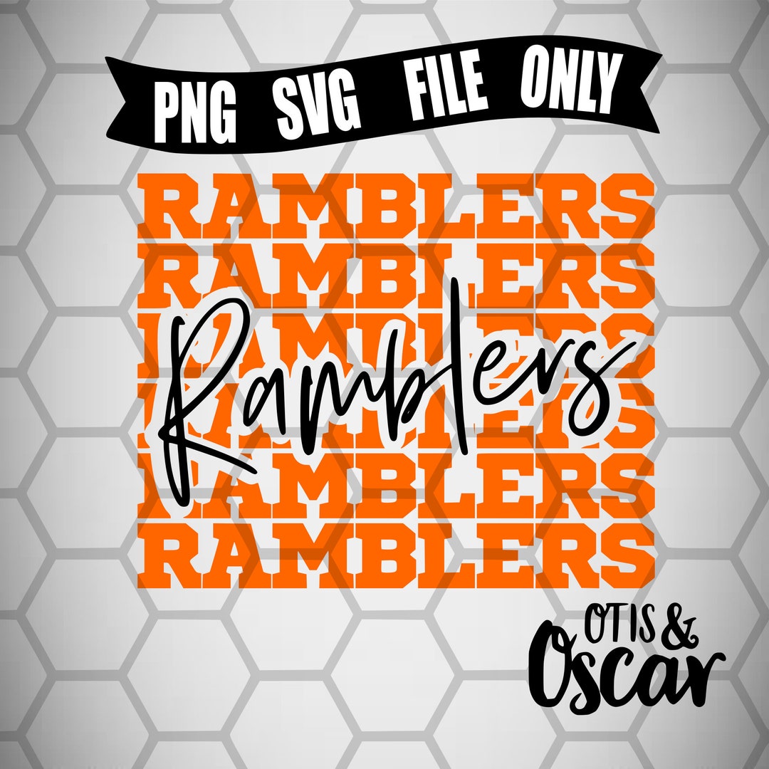 Rambler SVG, Ramblers PNG - Etsy
