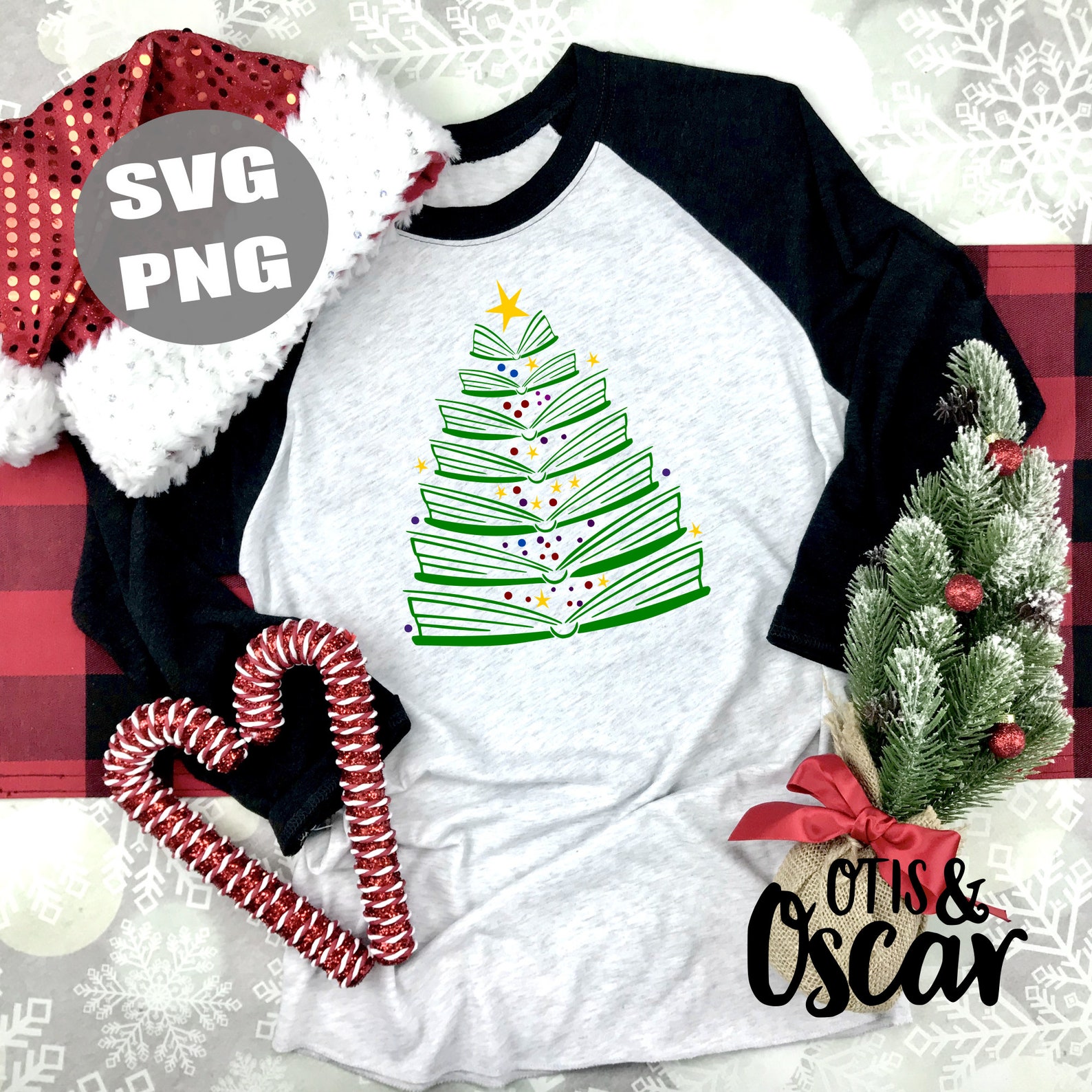 Book Tree SVG Bookmas PNG Teacher Christmas Svg Png - Etsy