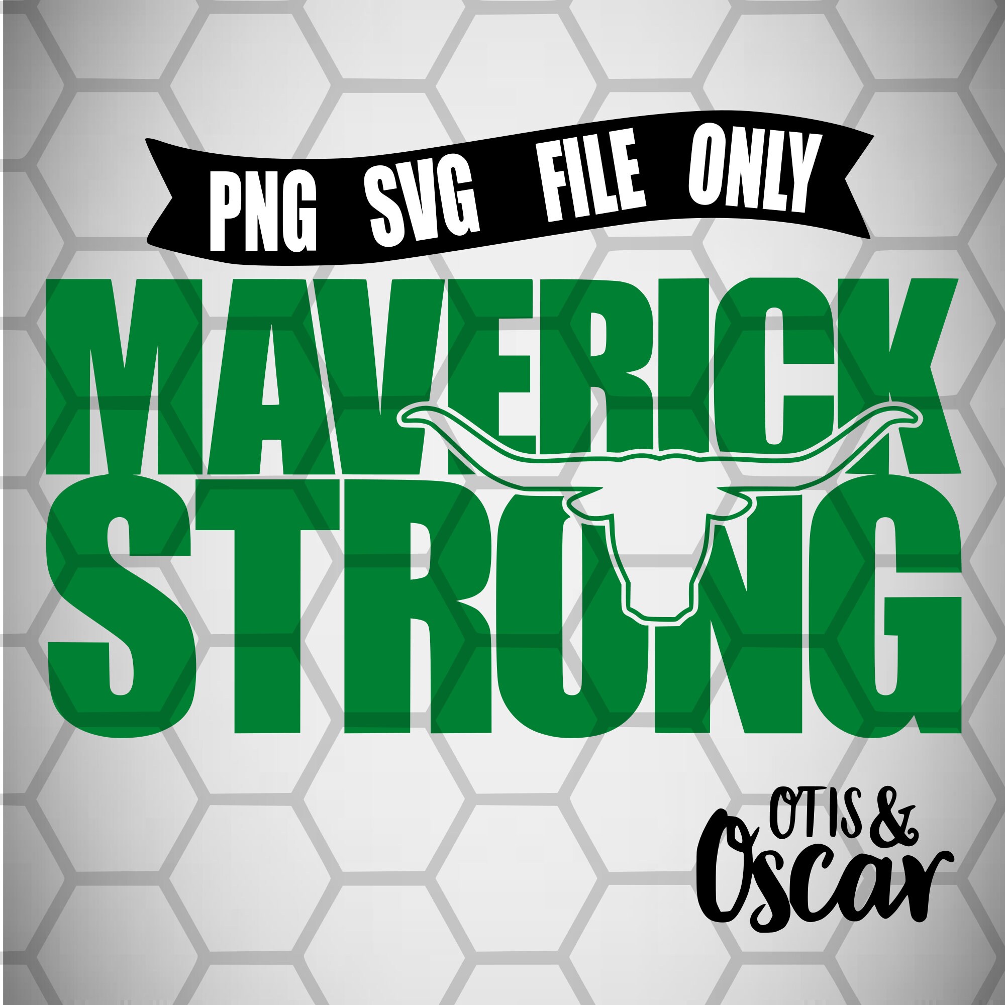 Maverick Strong Highschool SVG Maverick Football PNG - Etsy