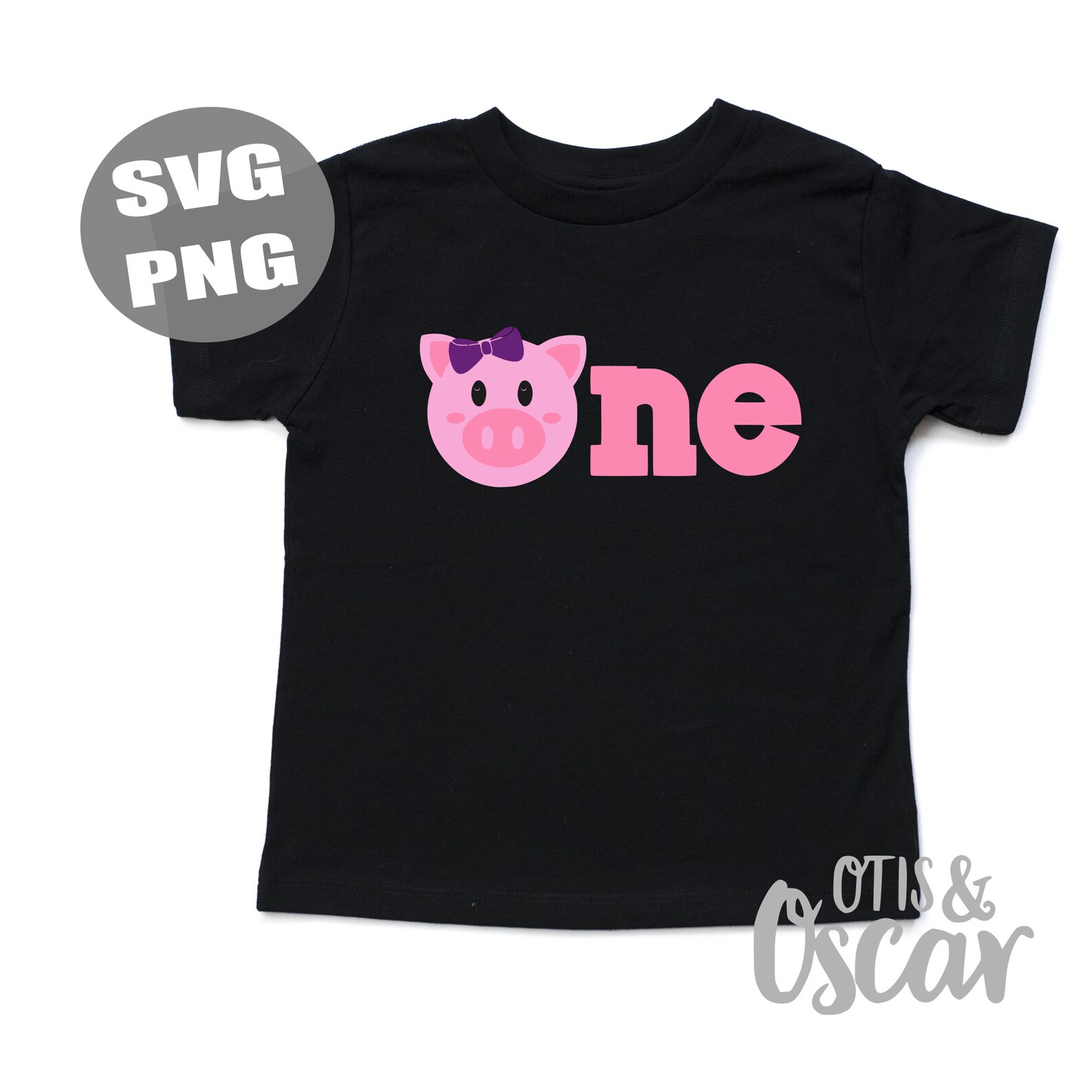 Farm Themed 1st Birthday Pig First Birthday SVG PNG | Etsy