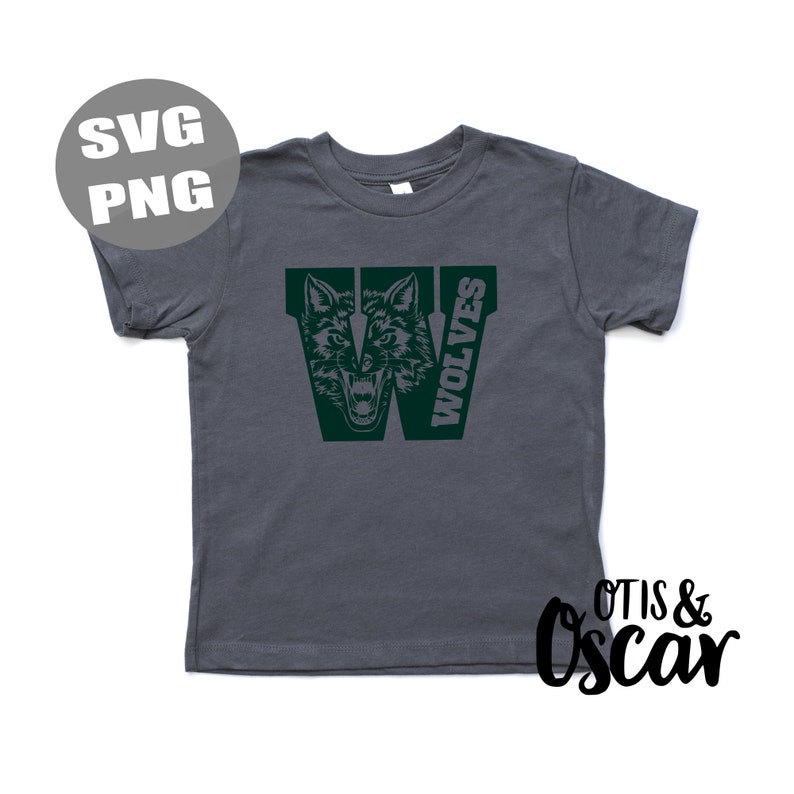 Wolves High School Mascot SVG PNG - Etsy