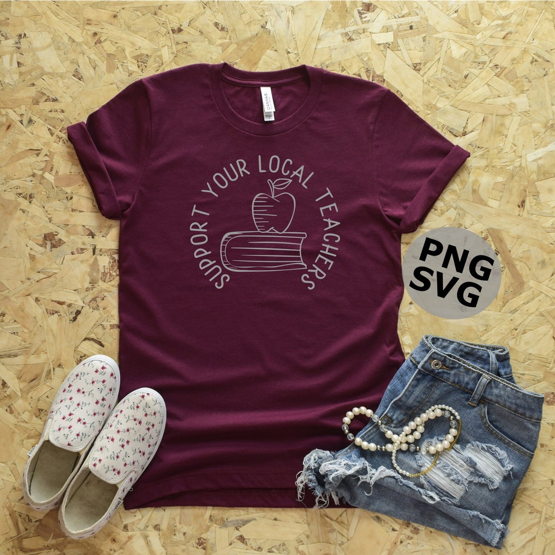 Teacher Shirt Design, Teacher Cut File, PNG SVG - Etsy