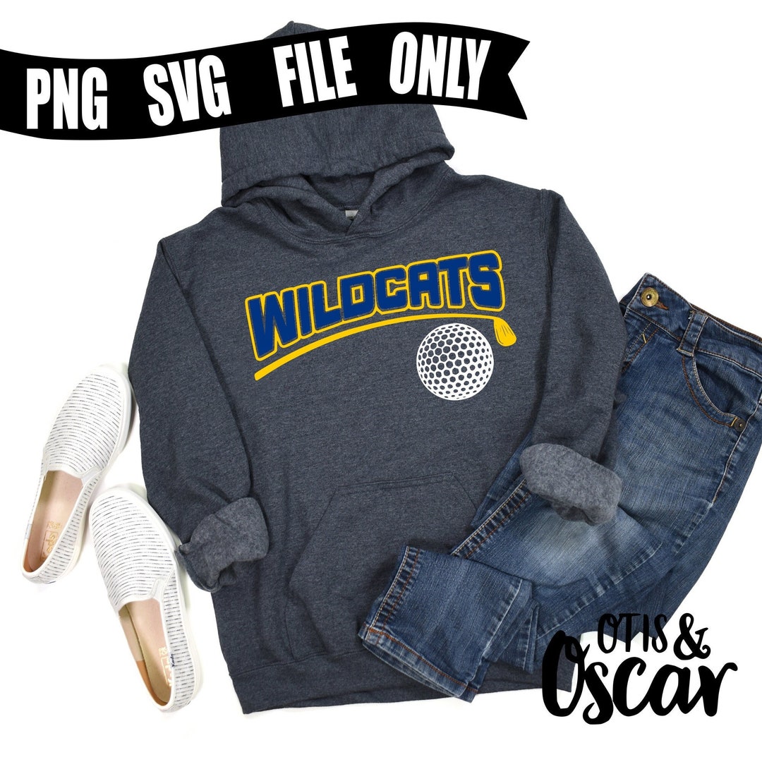 Wildcat Golf SVG, High School Golf Team PNG - Etsy