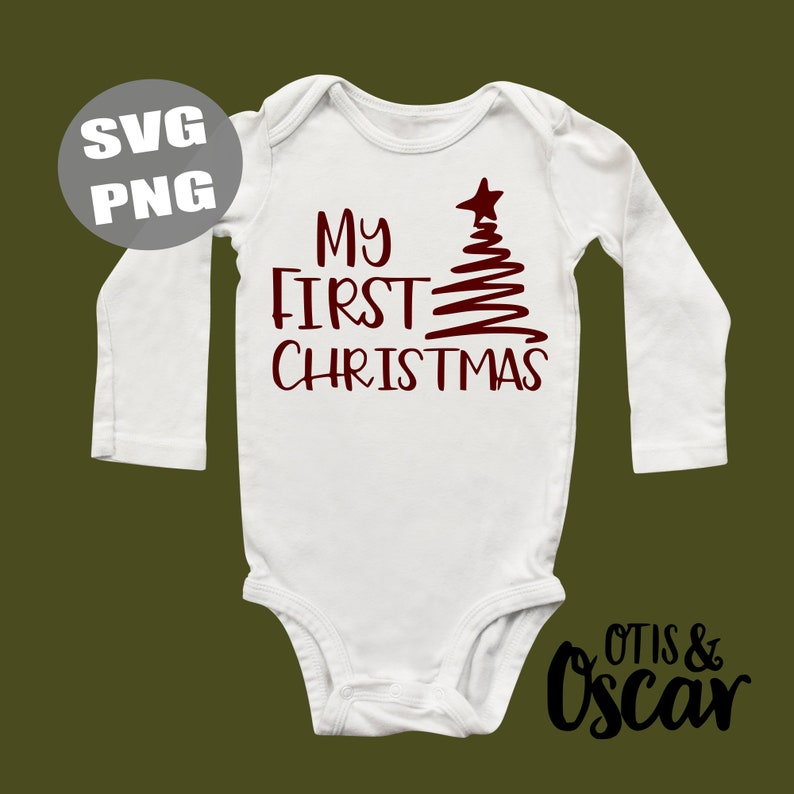 Baby's First Christmas My 1st Christmas SVG - Etsy
