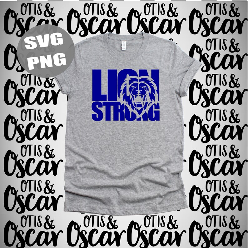Lion Strong SVG Lion SVG Lions PNG | Etsy