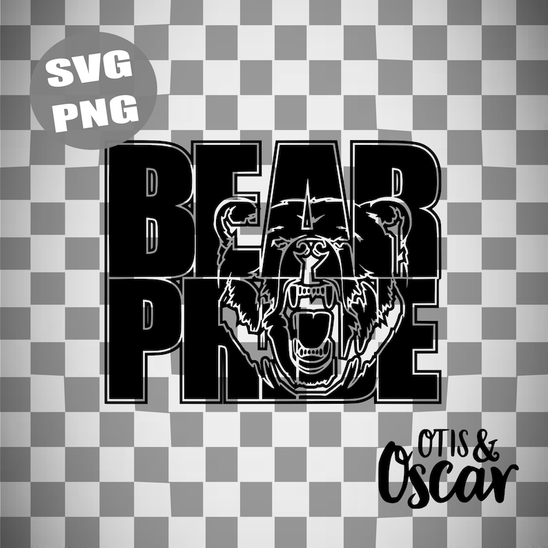 Bears Pride SVG Bear Shirt Design PNG - Etsy