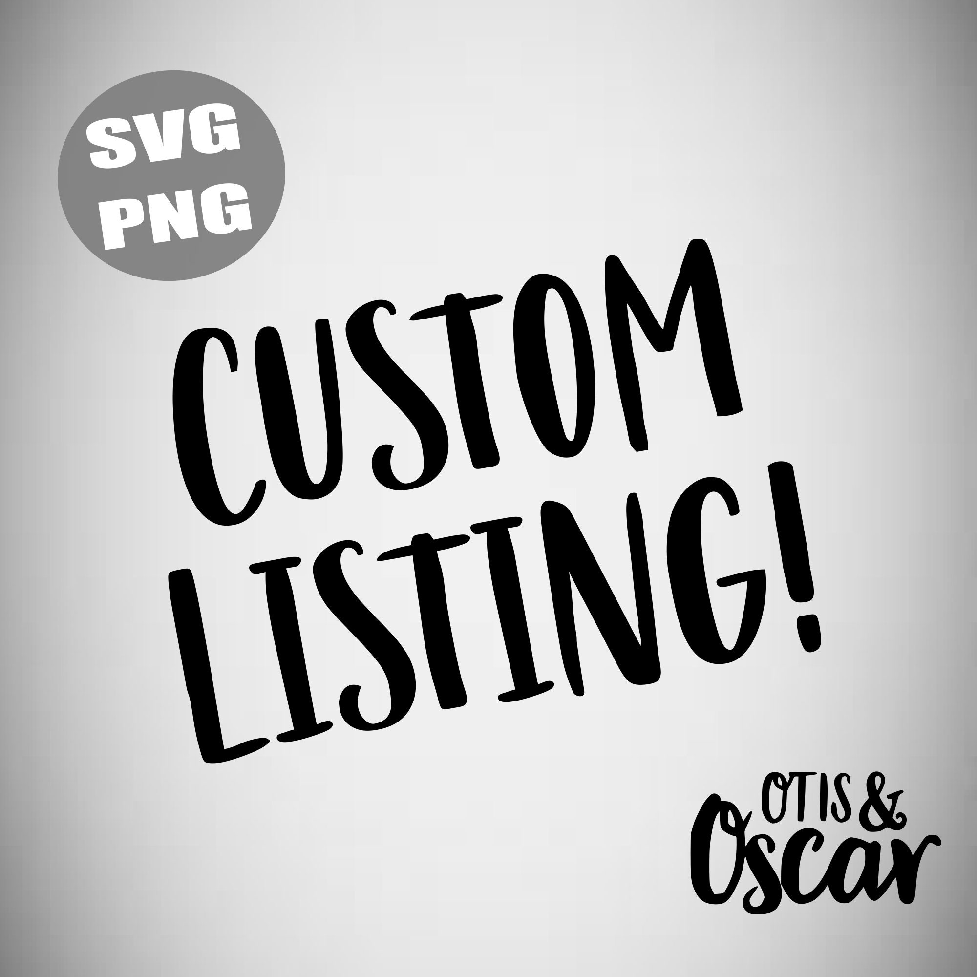 Custom Listing - Etsy