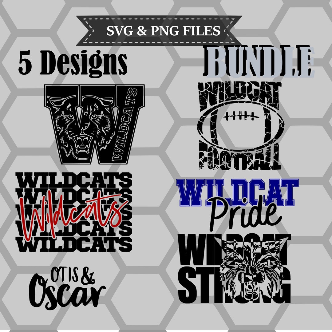 Wildcat SVG, Wildcat Bundle PNG T-shirt Design - Etsy