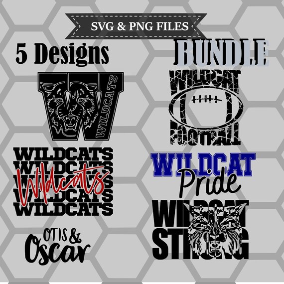Wildcat SVG Wildcat Bundle PNG T-shirt Design - Etsy