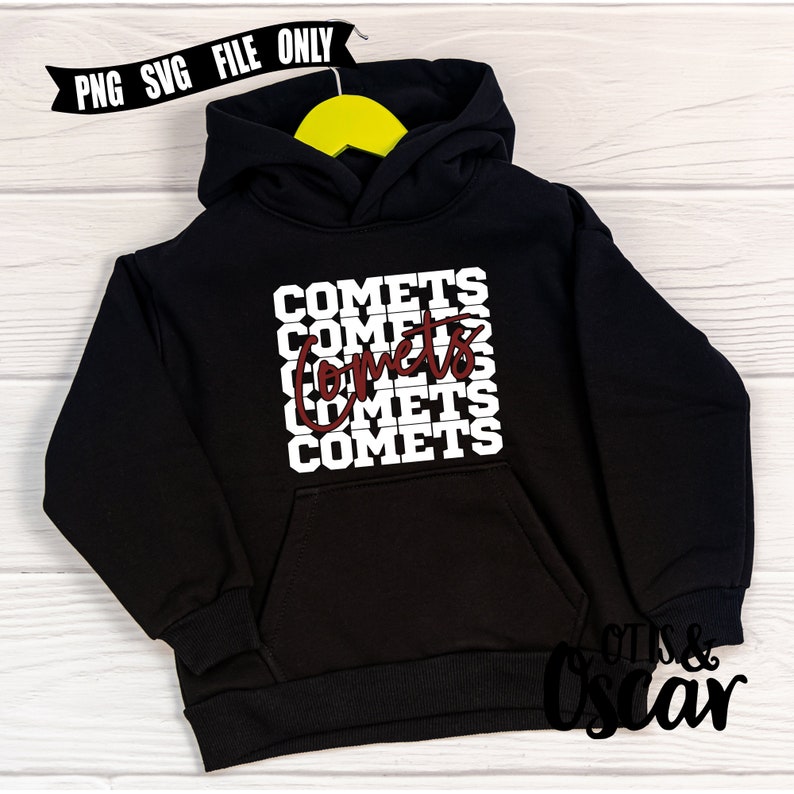 Comets SVG Comets PNG Comets High School Shirt Design - Etsy