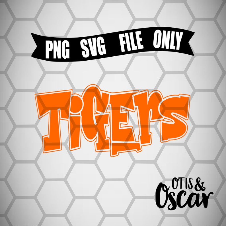 Tigers SVG, Tiger Graffiti PNG Trendy Tiger Shirt - Etsy