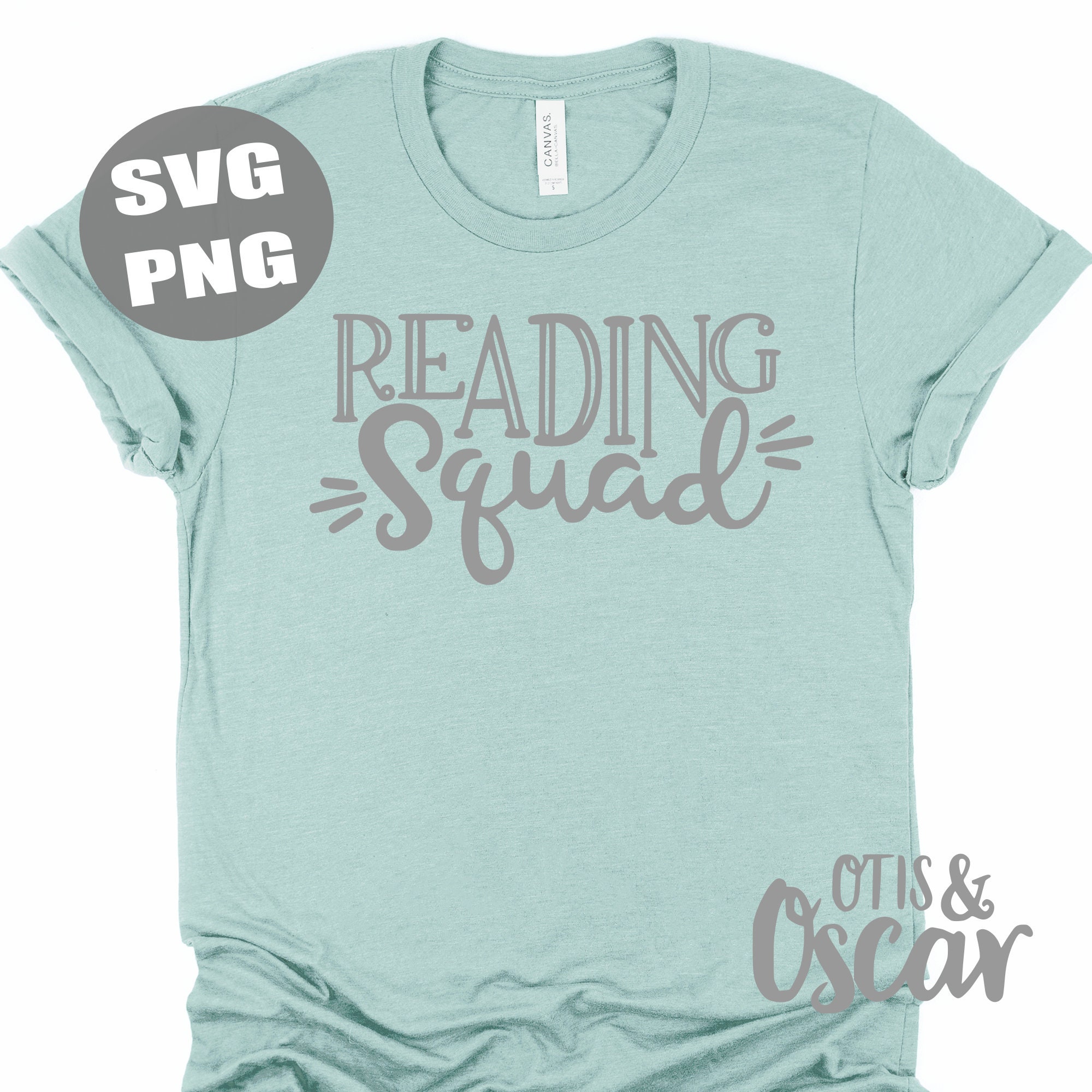 Reading Teacher Gift Reading Squad SVG PNG | Etsy