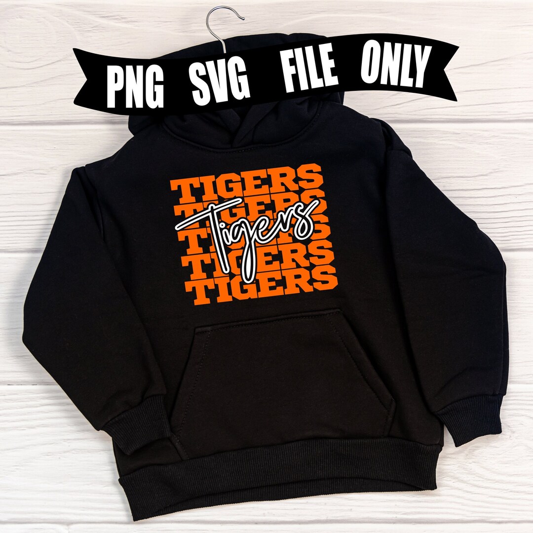 Tigers School Spirit Shirt Design, SVG PNG - Etsy
