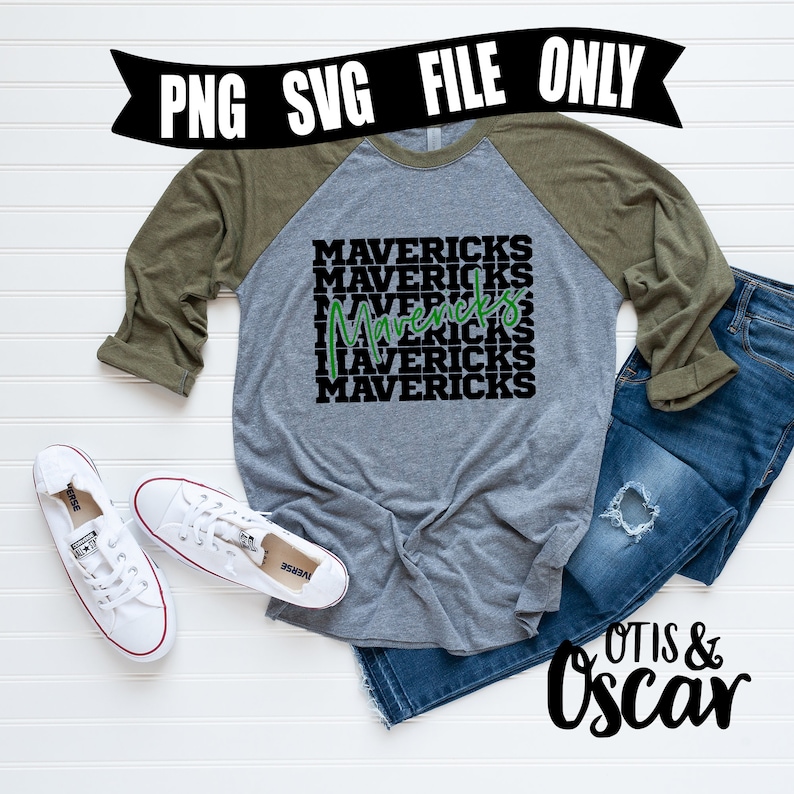 Maverick Highschool SVG Maverick Football PNG - Etsy