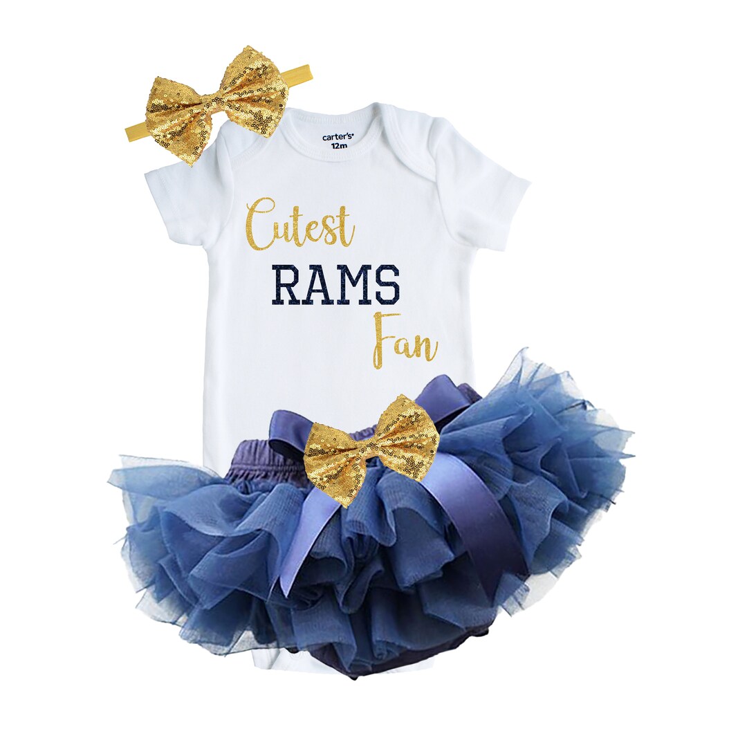 Rams Baby Outfit, Rams Girl's Outfit, Rams Newborn Outfit, Rams, Rams ...