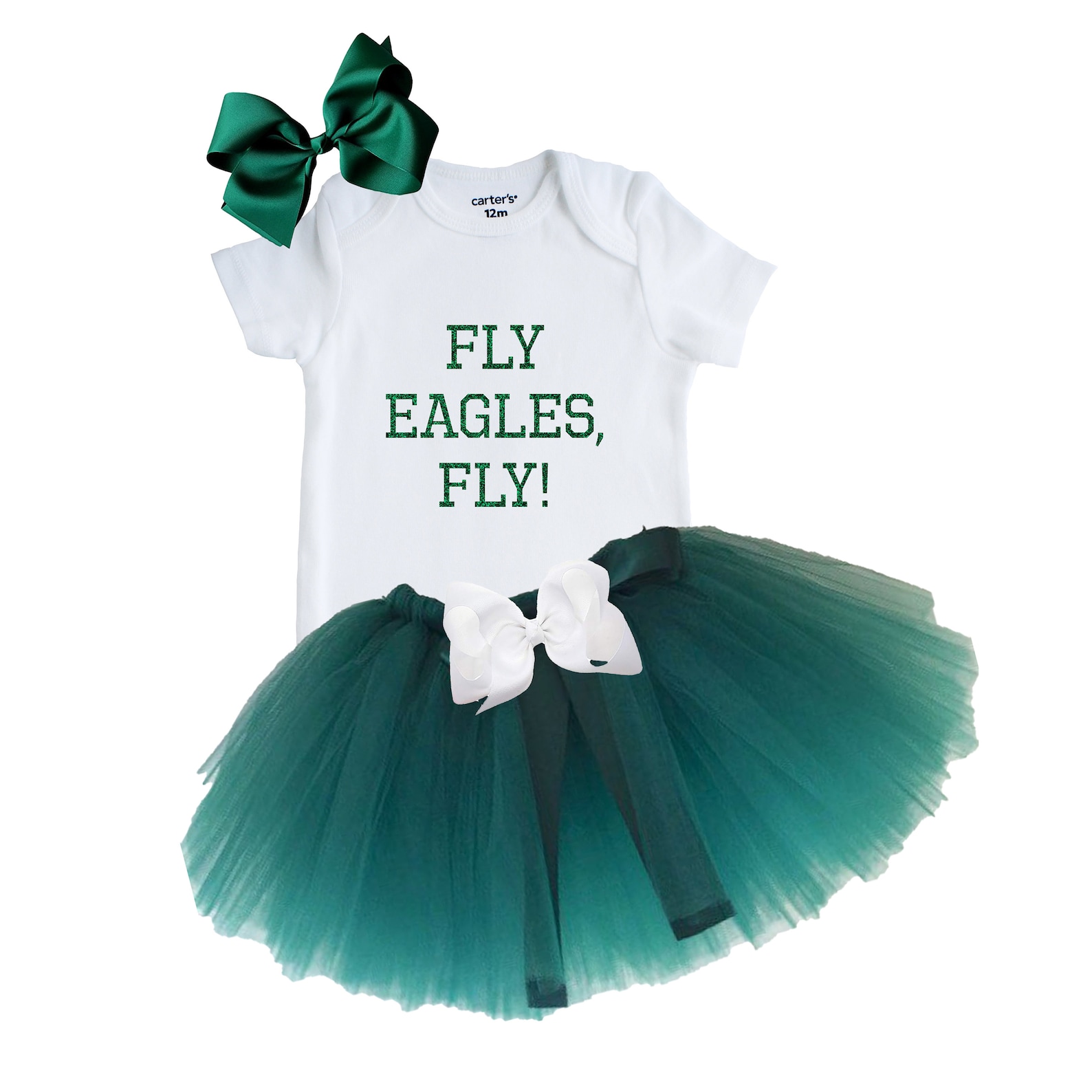 Eagles Girl's Outfit, Eagles Fan Outfit, Girls Eagles Outfit, Eagles ...