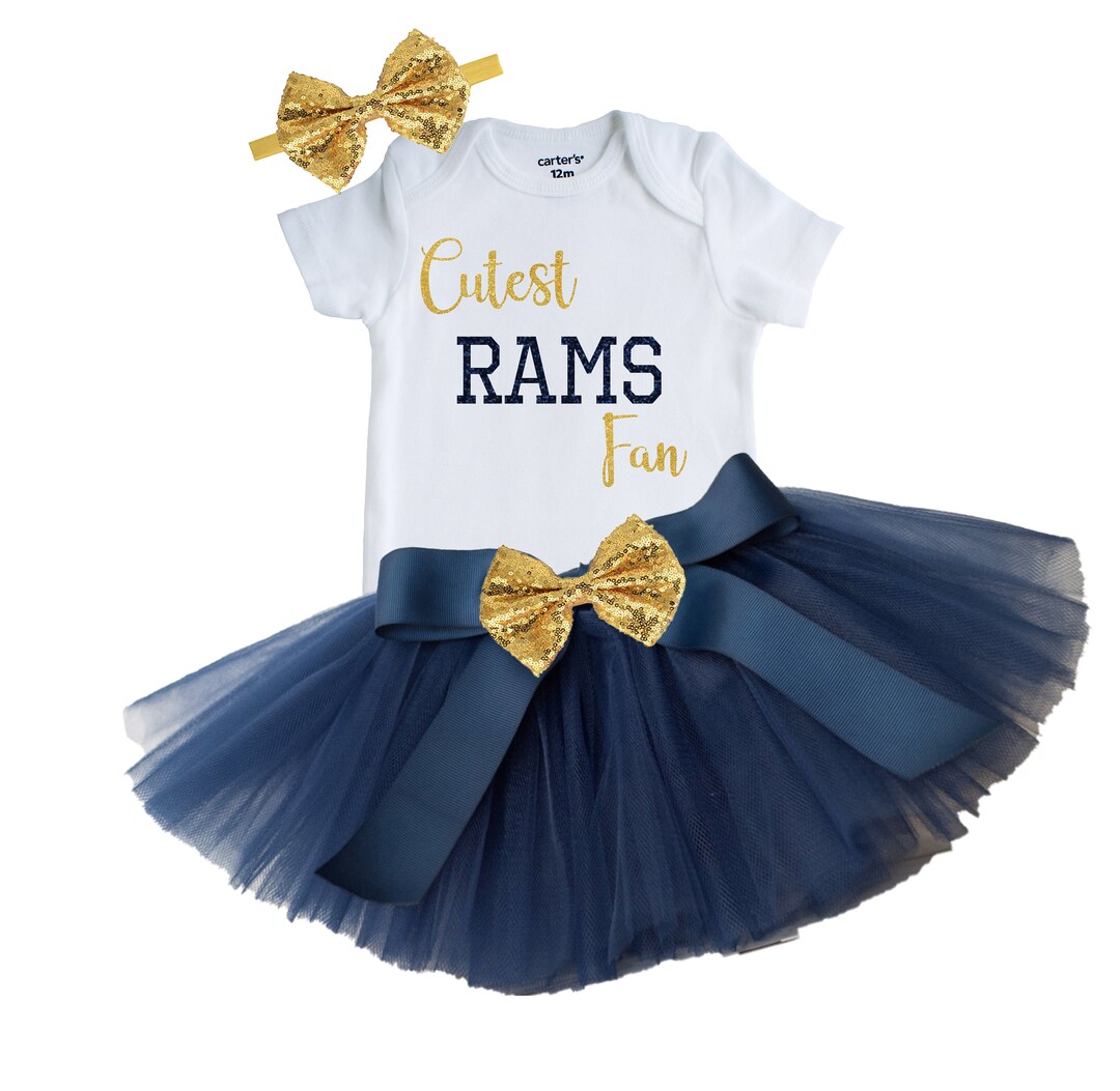 Rams Baby Outfit, Rams Girl's Outfit, Rams Newborn Outfit, Rams, Rams ...