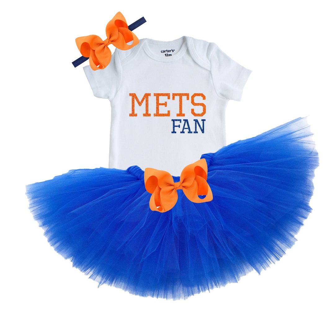 Mets Baby Outfit, Mets Girl's Outfit, Mets, Mets Newborn Outfit, Mets ...