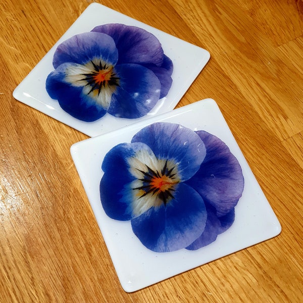 Fused Glass Coasters - Etsy