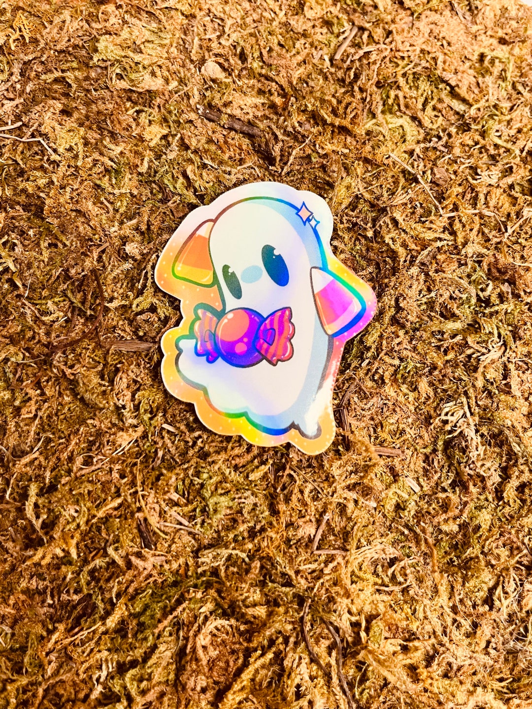 A Lil Sweet a Lil Spooky Ghost Ll Waterproof Vinyl Sticker - Etsy