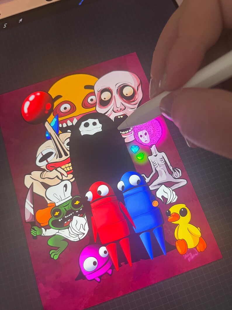 Repo Indie Horror Game Digital Print Ll Robot Repo Monster Mash - Etsy