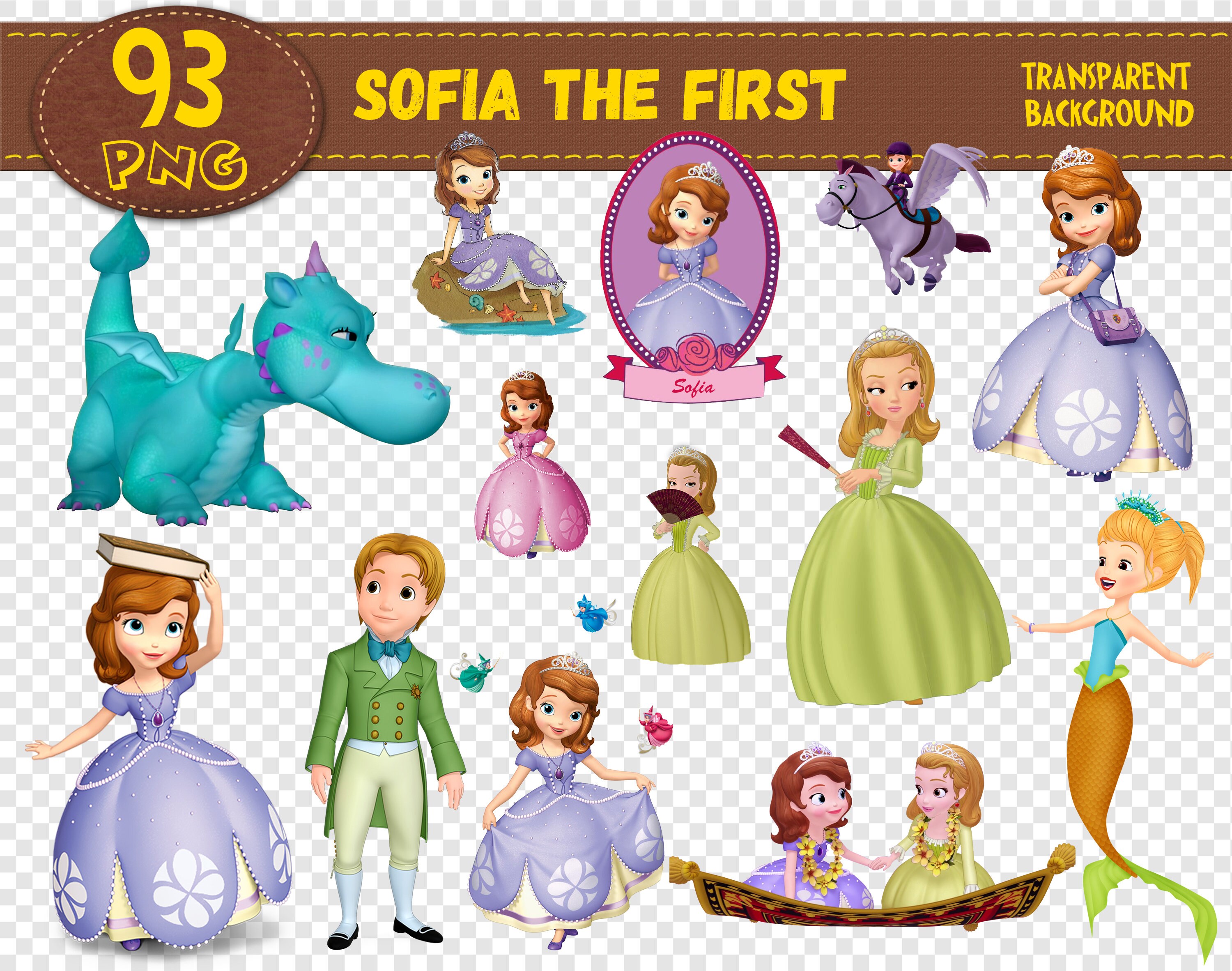 Sofia The First Clipart Sofia The First Characters Sofia The Etsy UK