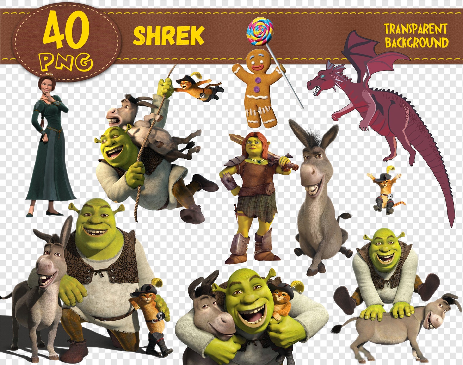 Shrek Clipart Shrek characters Shrek png printable | Etsy Shrek Clipart Shrek characters Shrek png printable | Etsy