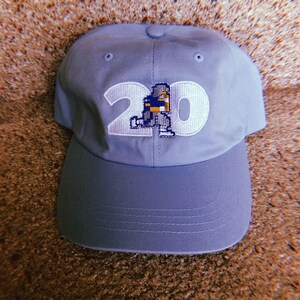 Barry Sanders Tecmo Dad Hat - Etsy