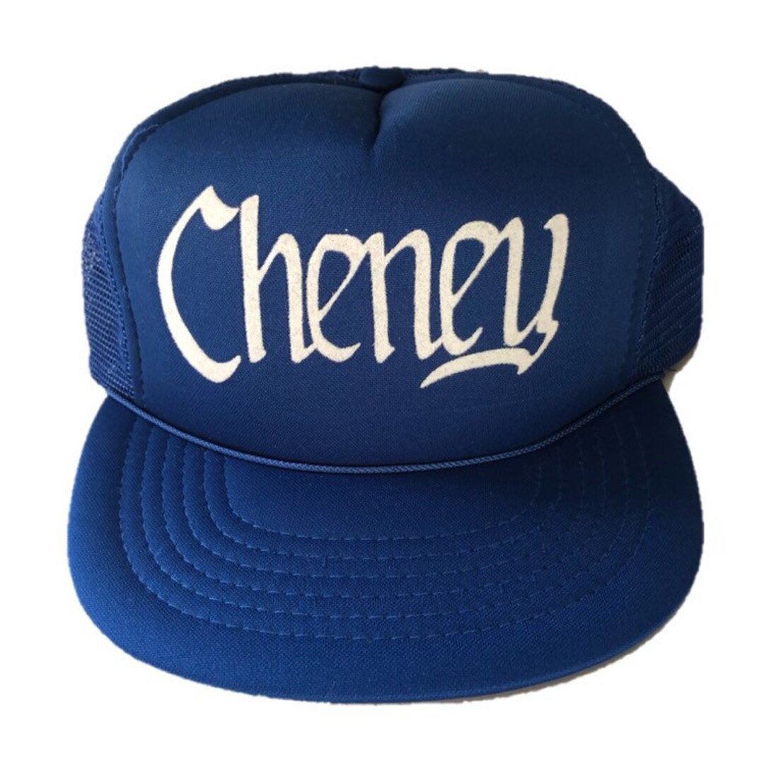 Vintage Cheney Trucker Snapback Hat - Etsy