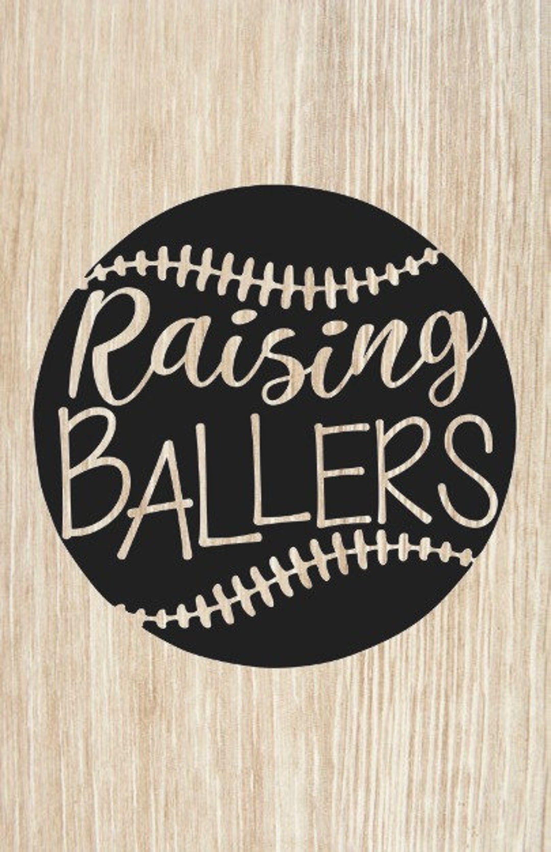 Raising Ballers SVG - Etsy