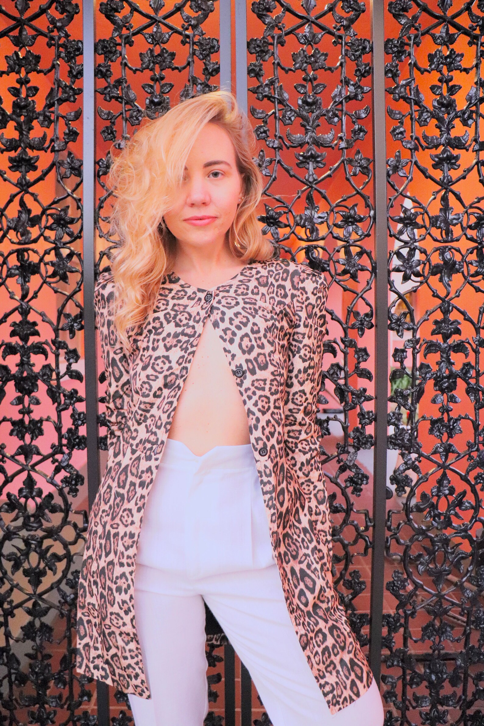 Vintage Leopard Peacoat 1990s to Y2K Animal Print Funky - Etsy