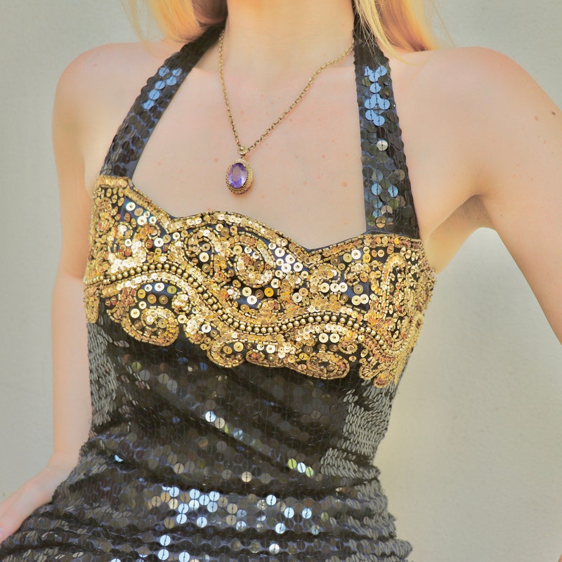 Sequin Mini Dress - Etsy