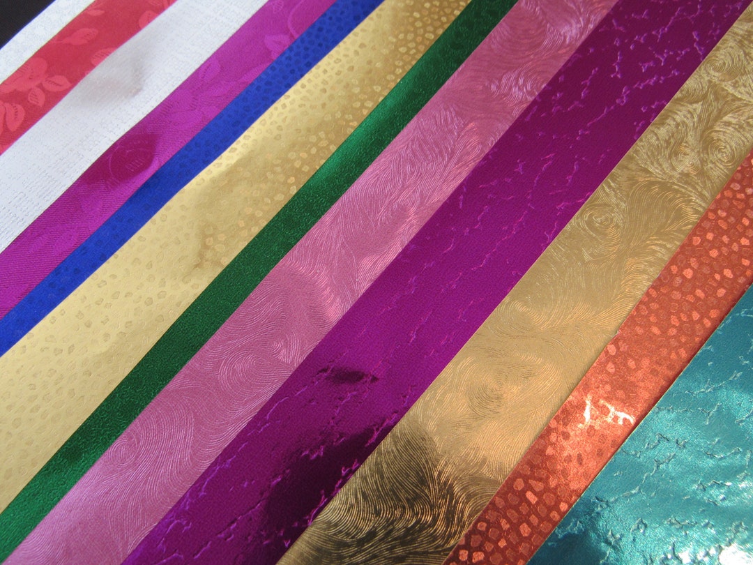 Embossed Metallic Paper 12-pack - Etsy