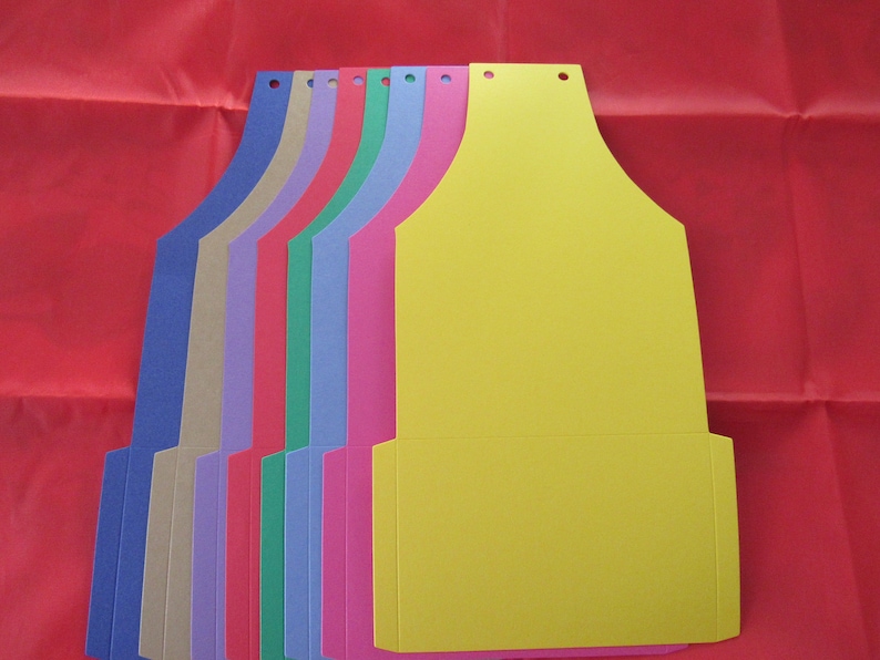 Apron Die Cuts With Pockets for Recipe Albums - Etsy